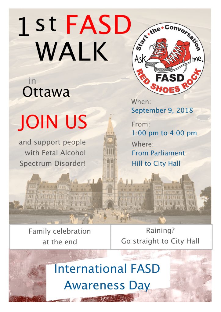 1st Ottawa FASD Walk for International FASD Awareness Day. - FASD ONE